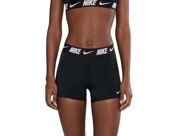 Nike Logo Tape Kickshort Swimwear - Black
