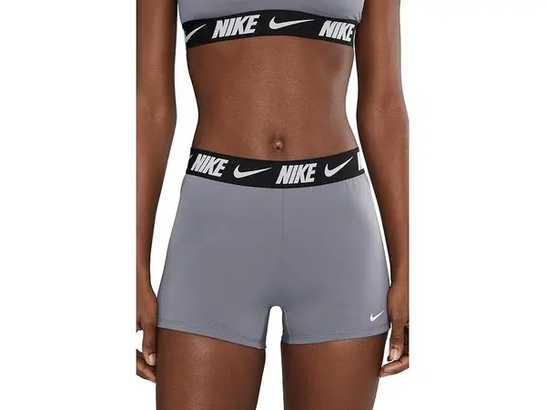 Nike Logo Tape Kickshort Swimwear - Gray
