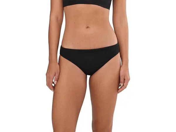Nike Line Wave Jacquard Hipster Bikini Bottom - Black