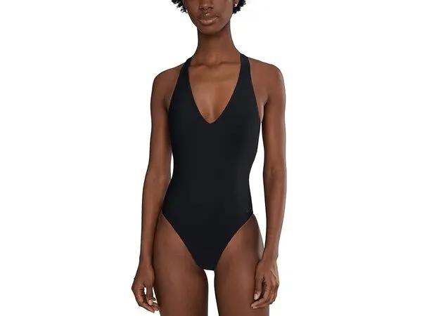 Nike Hydralock Luxe V-neck One Piece Swimsuit - Black