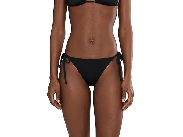 Nike Effortless Essential Tie String Bikini Bottom - Black
