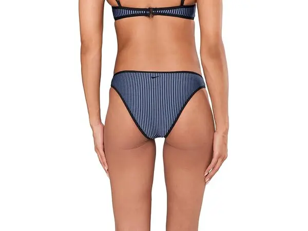 Nike Ripple Texture Hipster Bottom Swimwear - Gray