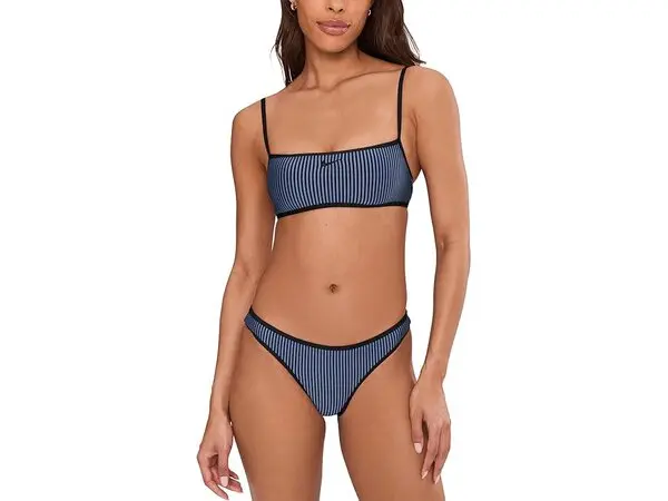 Nike Ripple Texture Hipster Bottom Swimwear - Gray