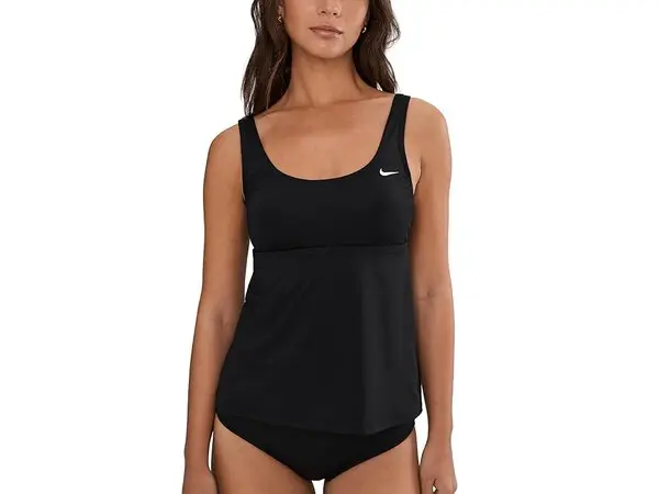 Nike Effortless Essential Scoop Neck Tankini - Black