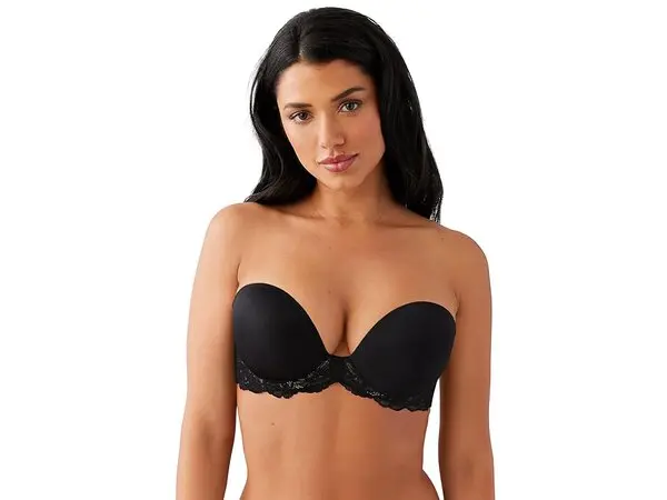 Wacoal Self-assured Push-up Strapless Bra Bra Roebuck - Black