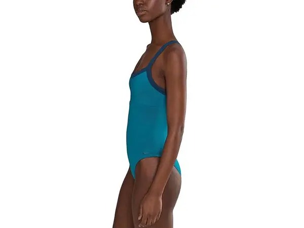 Nike Color Block V-back One Piece Swimsuit