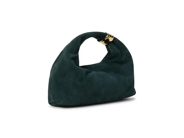 Madewell Suede Hand Held Ring Pouch Shoulder Handbag - Blue