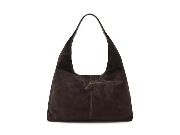 Madewell Suede Slouchy Shoulder Tote - Brown