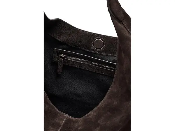 Madewell Suede Slouchy Shoulder Tote - Brown