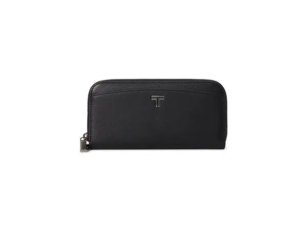 Tumi Zip Around Continental Findings /gunmetal - Black