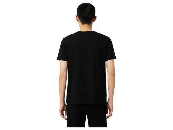 Lacoste 100% Cotton Regular Fit Crew-neck T-shirt 3-pack T Shirt - Black
