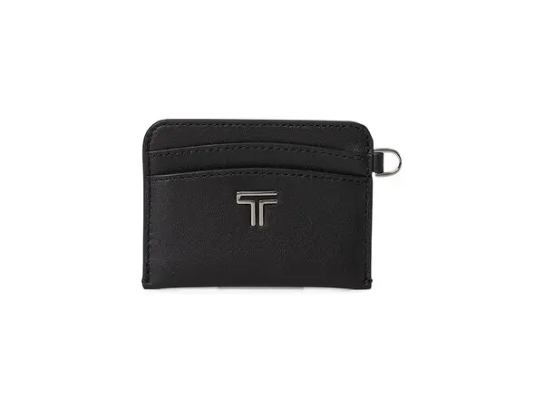 Tumi Card Case Findings /gunmetal - Black
