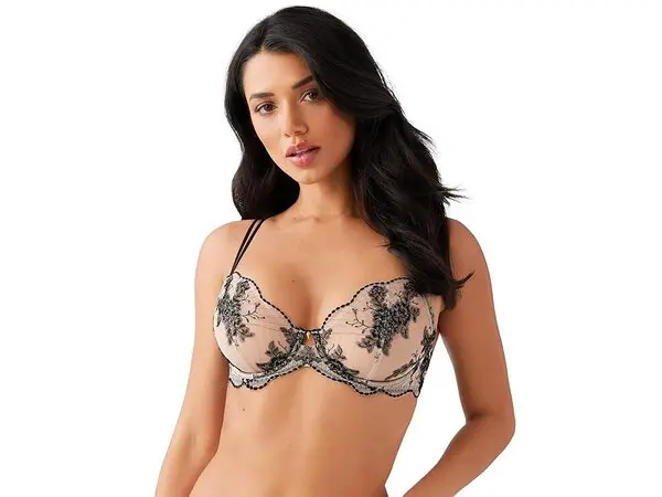 Wacoal Midnight Soiree Underwire Bra Bra Caviar - Black