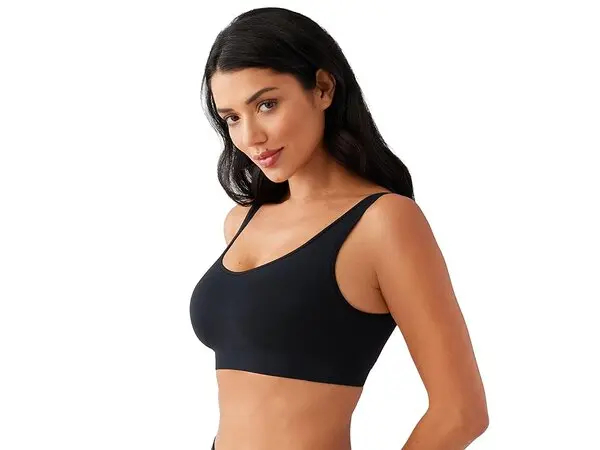 Wacoal Feeling Flexible Seamless Full Busted Bralette Bra Roebuck - Black