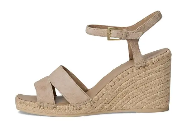 Vince Gwen Suede Espadrille Wedge Sandals