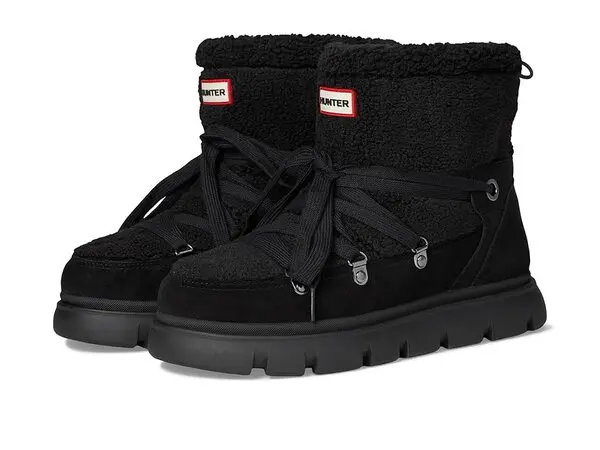 Hunter Moriah Faux Fur Suede Mid-calf Boots