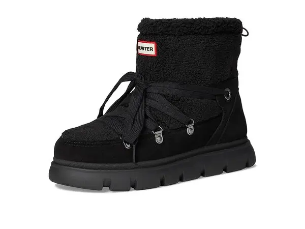 Hunter Moriah Faux Fur Suede Mid-calf Boots