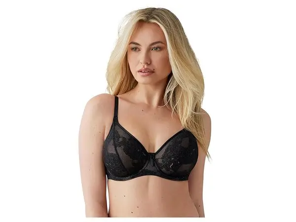 Wacoal Full Bloom Full Coverage Underwire Bra 855409 Bra - Black