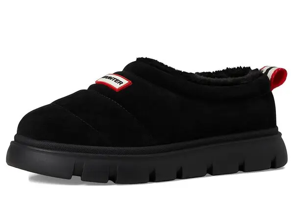 Hunter Madison Suede Boots - Black