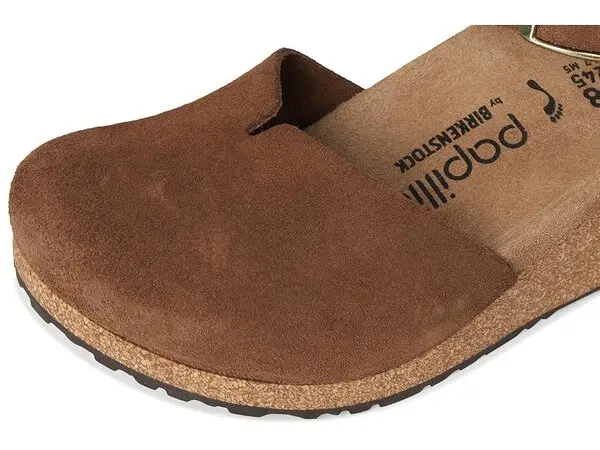 BIRKENSTOCK Mary Wedge Sandal Suede - Brown