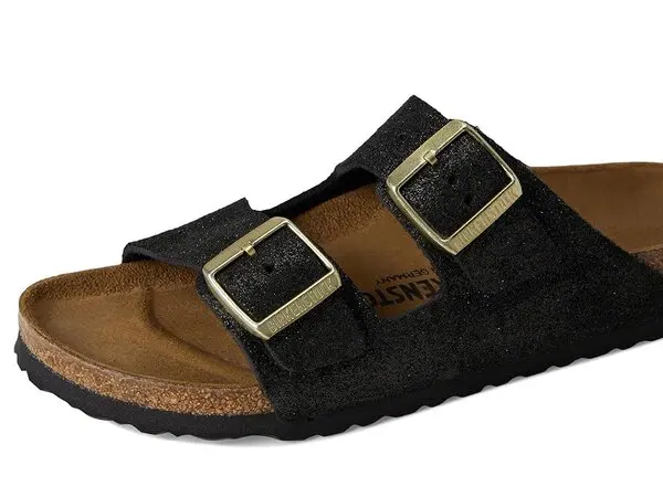 BIRKENSTOCK Arizona Metallic Sandals - Black