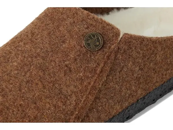 BIRKENSTOCK Zermatt Shearling Slip-on Slipper - Brown