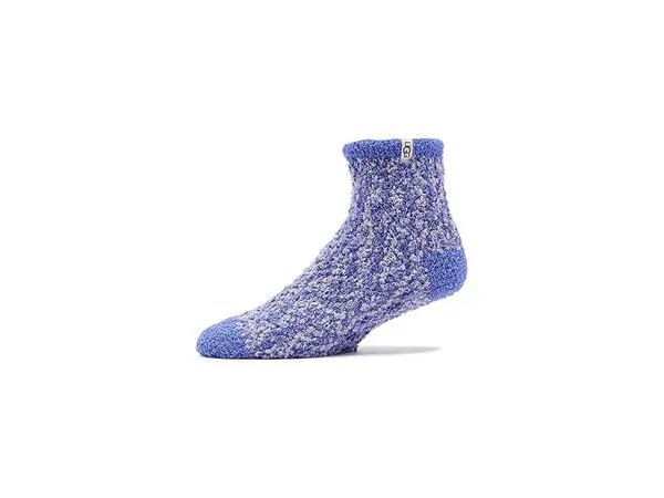 UGG Cozy Chenille Quarter Crew Socks - Blue