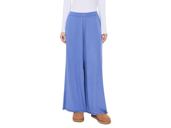 UGG Imogen Wide Leg Rib Knit Pants - Blue