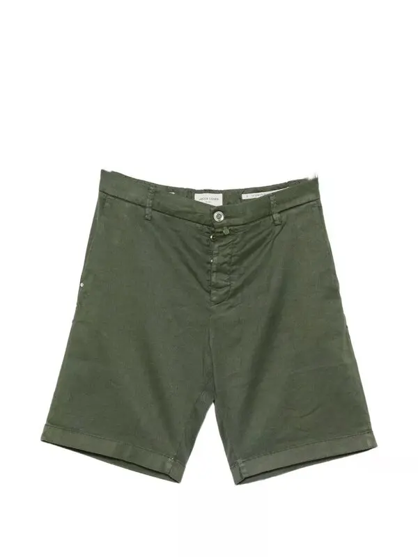 Jacob Cohen George Button-fastening Shorts - Green