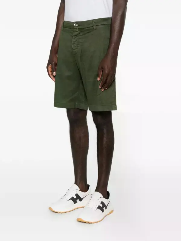 Jacob Cohen George Button-fastening Shorts - Green