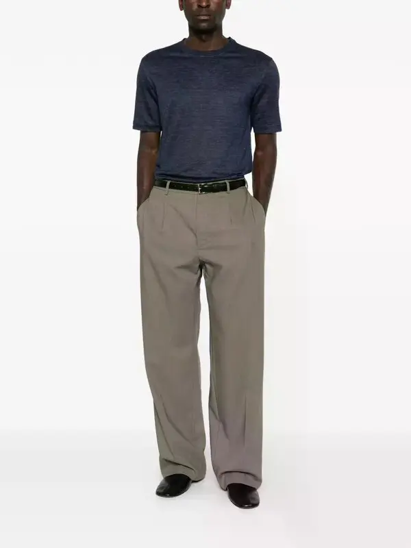 Zegna Marl-effect Short-sleeve T-shirt