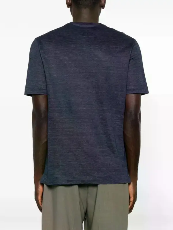Zegna Marl-effect Short-sleeve T-shirt