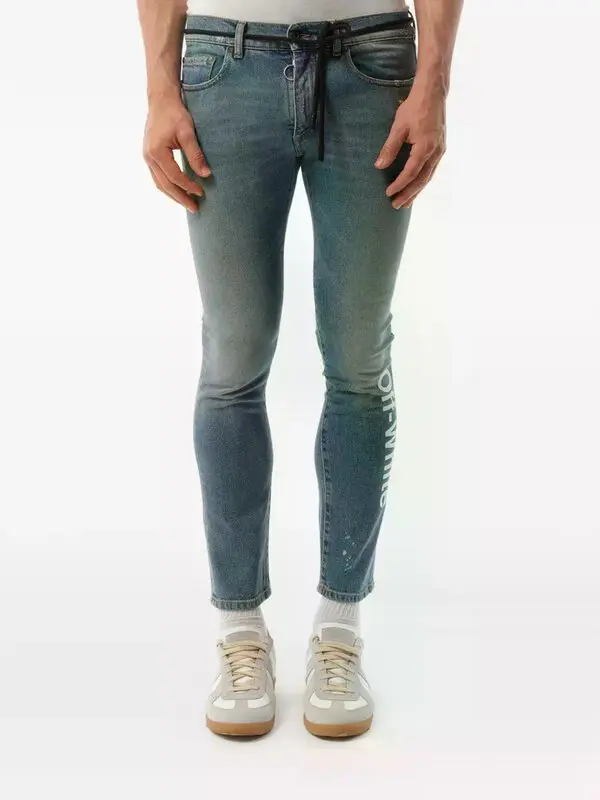 Off-White Skinny Fitted Jeans