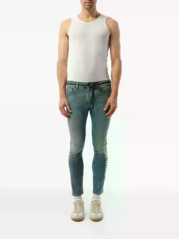 Off-White Skinny Fitted Jeans