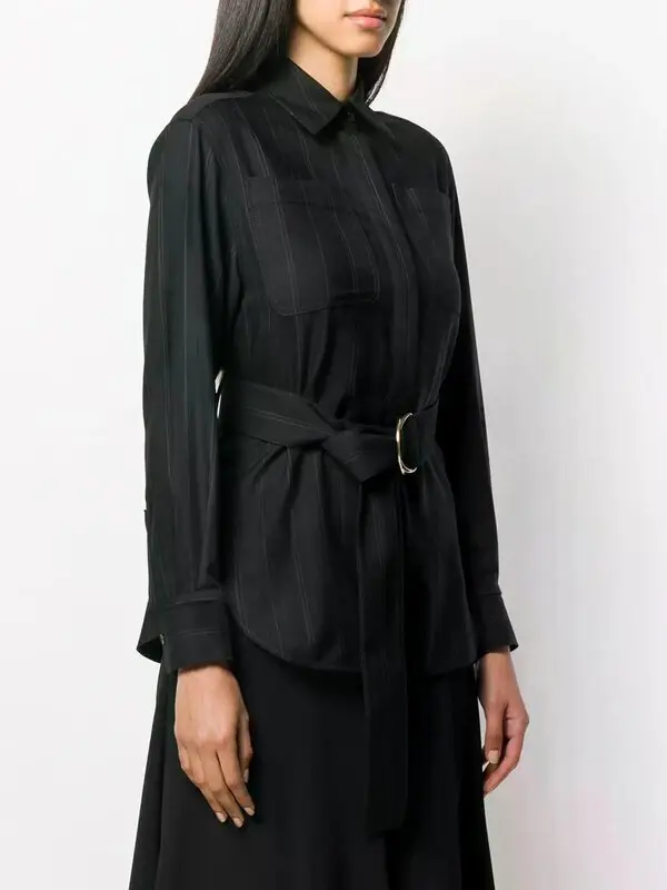 Stella McCartney Belted Striped Shirt
