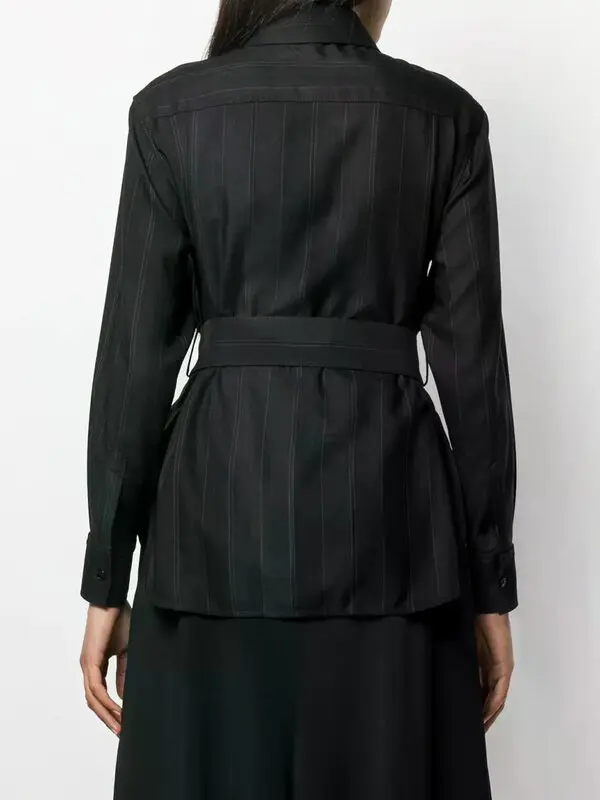 Stella McCartney Belted Striped Shirt