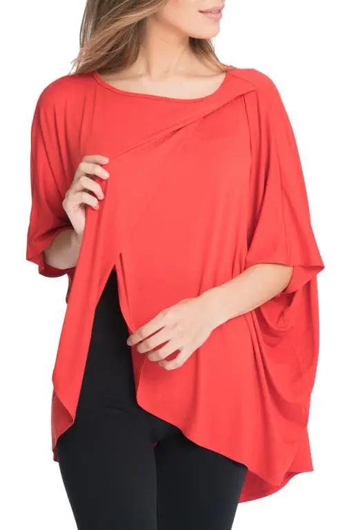 BUN MATERNITY Draped Maternity/nursing Top