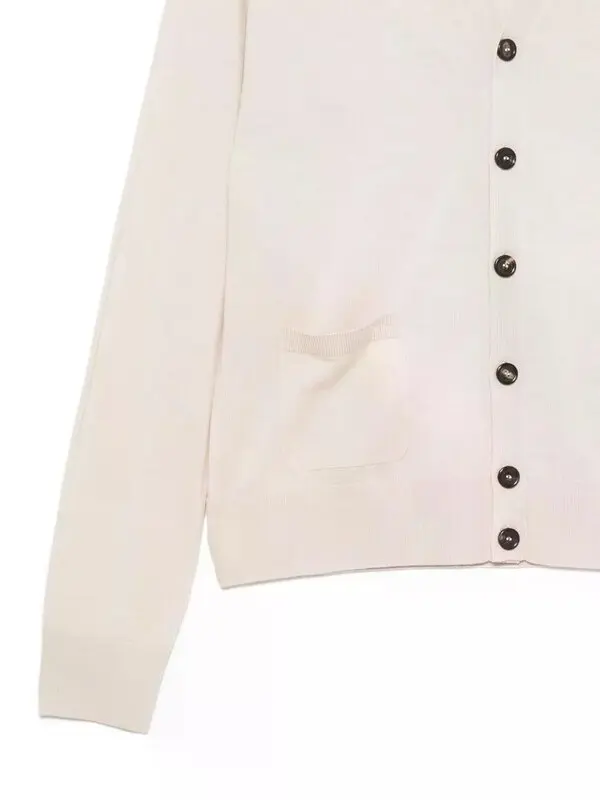 Dsquared2 Buttoned V-neck Cardigan - Neutrals