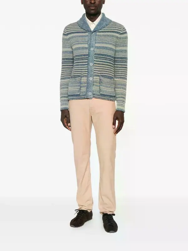 Jacob Cohen Bard Logo Patch Trousers - Neutrals