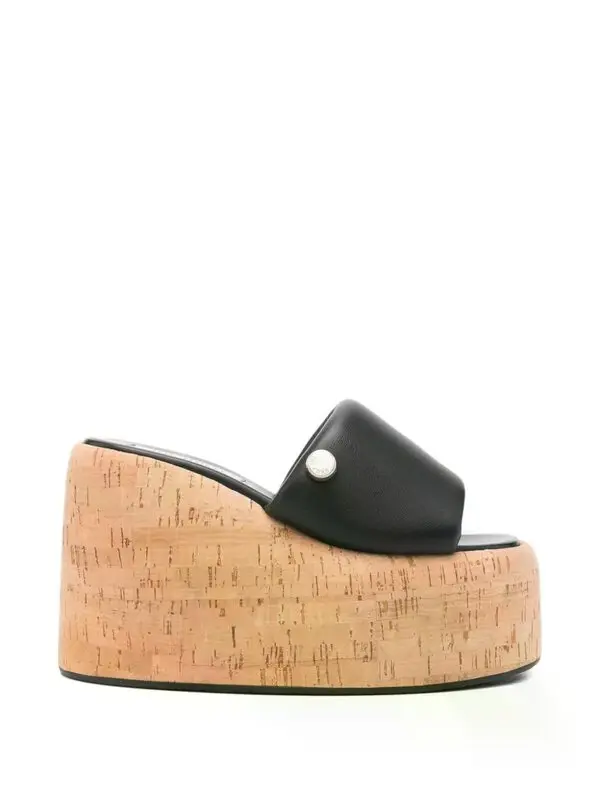 Attico Open Toe Padded Sandals