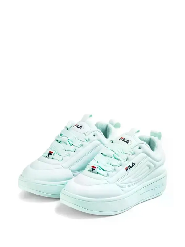 FILA Chunky Sneakers With Lace-up Fastening - Blue
