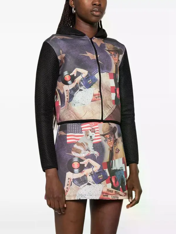 The Artistylist Graphic Print Skirt