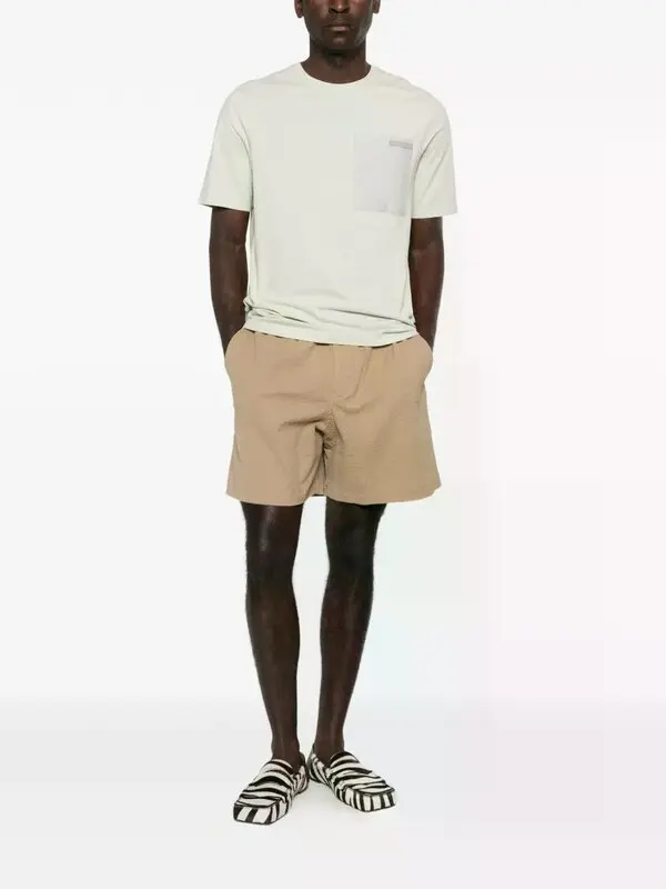 Maison Kitsuné Pocket Drawstring Shorts - Neutrals