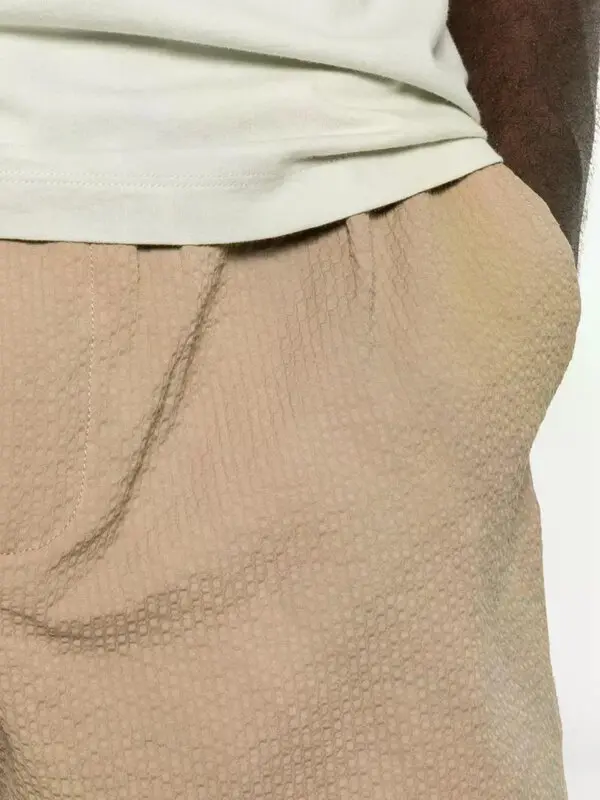 Maison Kitsuné Pocket Drawstring Shorts - Neutrals