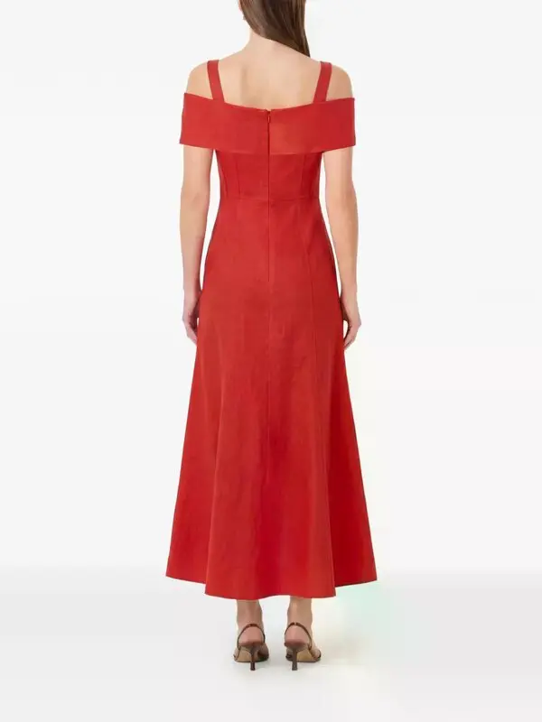 NICHOLAS Ivana Off-shoulder Midi Dress