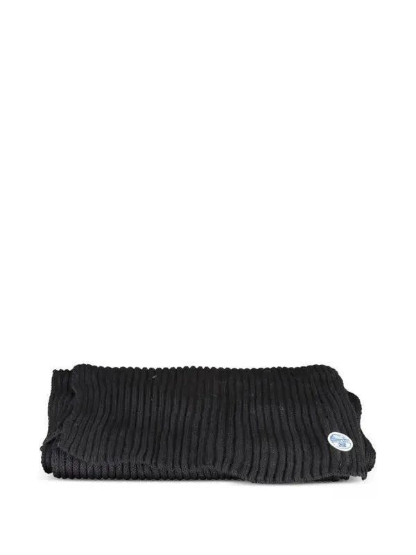 NORTH SAILS Ribbed-knit Logo-patch Scarf