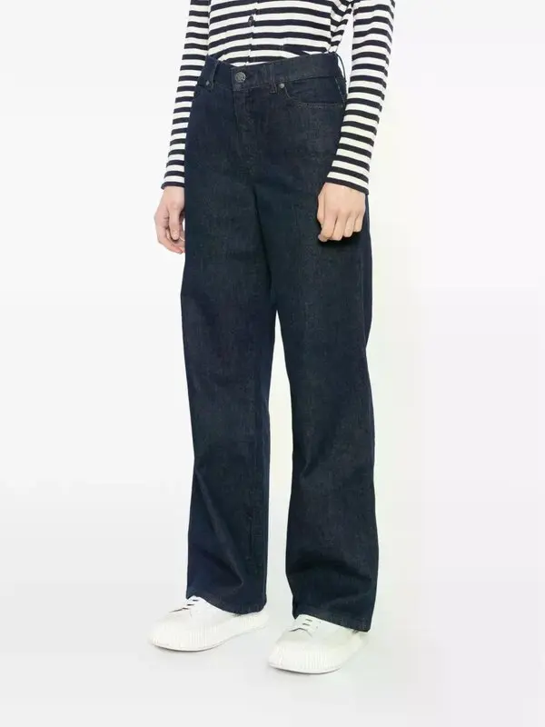 AGNES B. Logo-patch Jeans