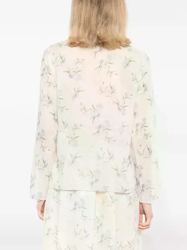 AGNES B. Floral Print Shirt