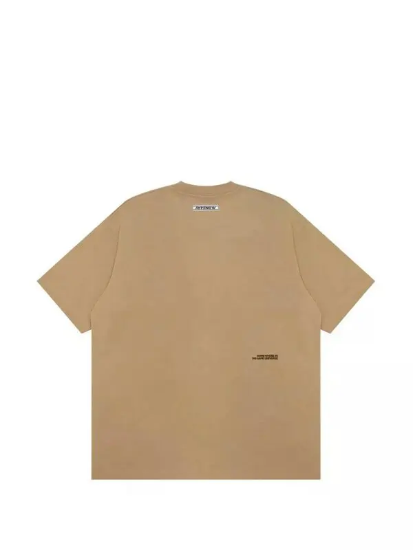 AAPE BY *A BATHING APE Moonface Logo Patch T-shirt