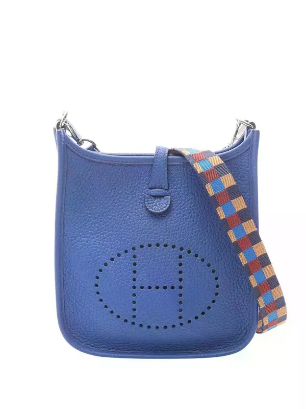 Hermès Clemence Evelyne Amazone Tpm Crossbody Bag - Blue